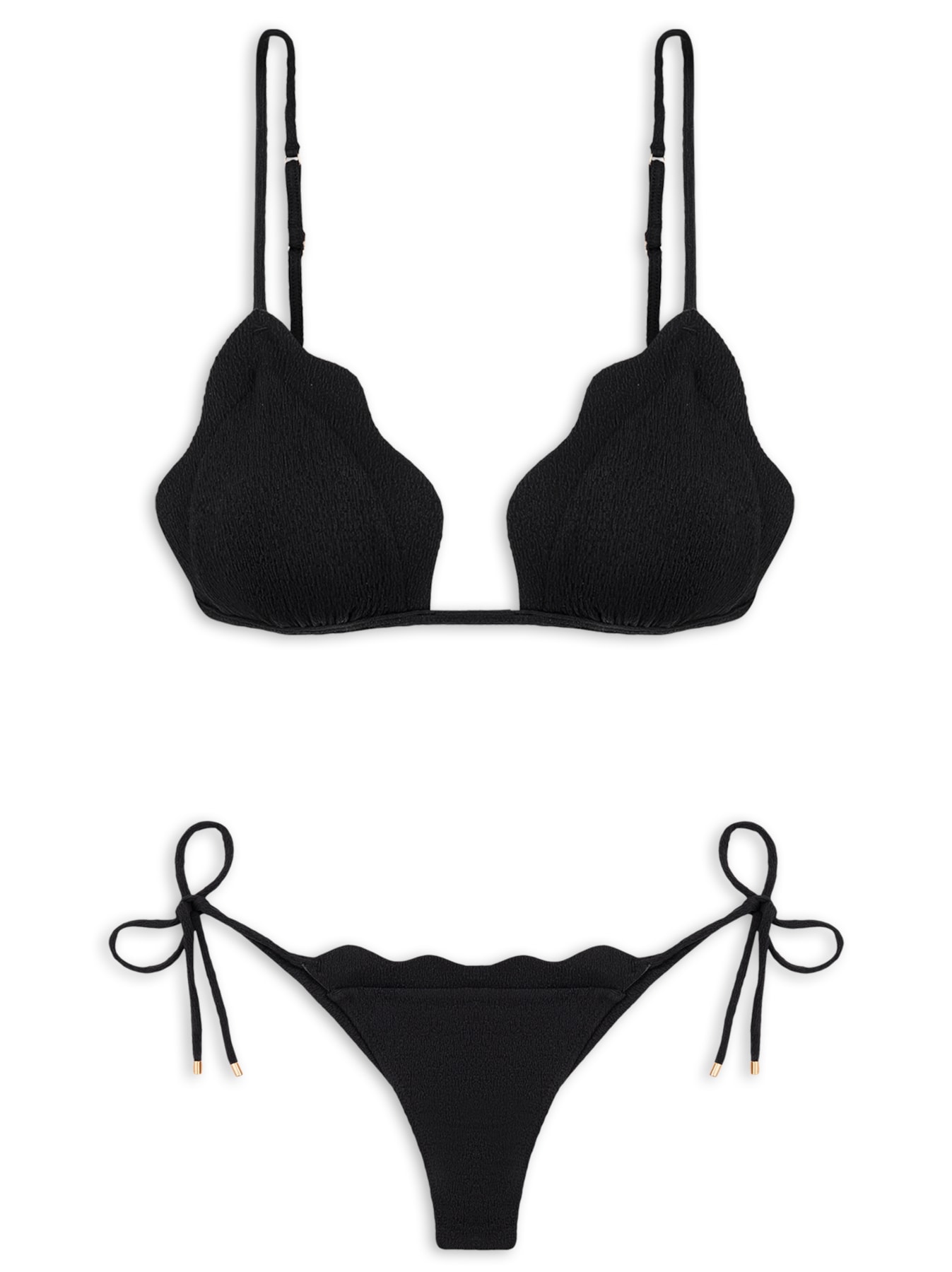 Biquíni Cortininha Lou Preto Shop2gether