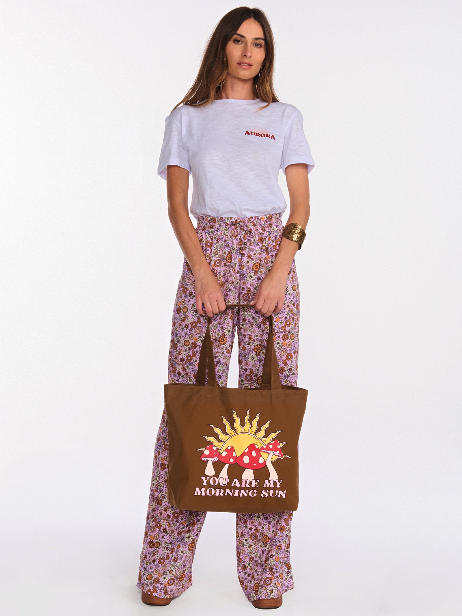 Bolsa Feminina Ecobag Morning Sun - Marrom - Shop2gether