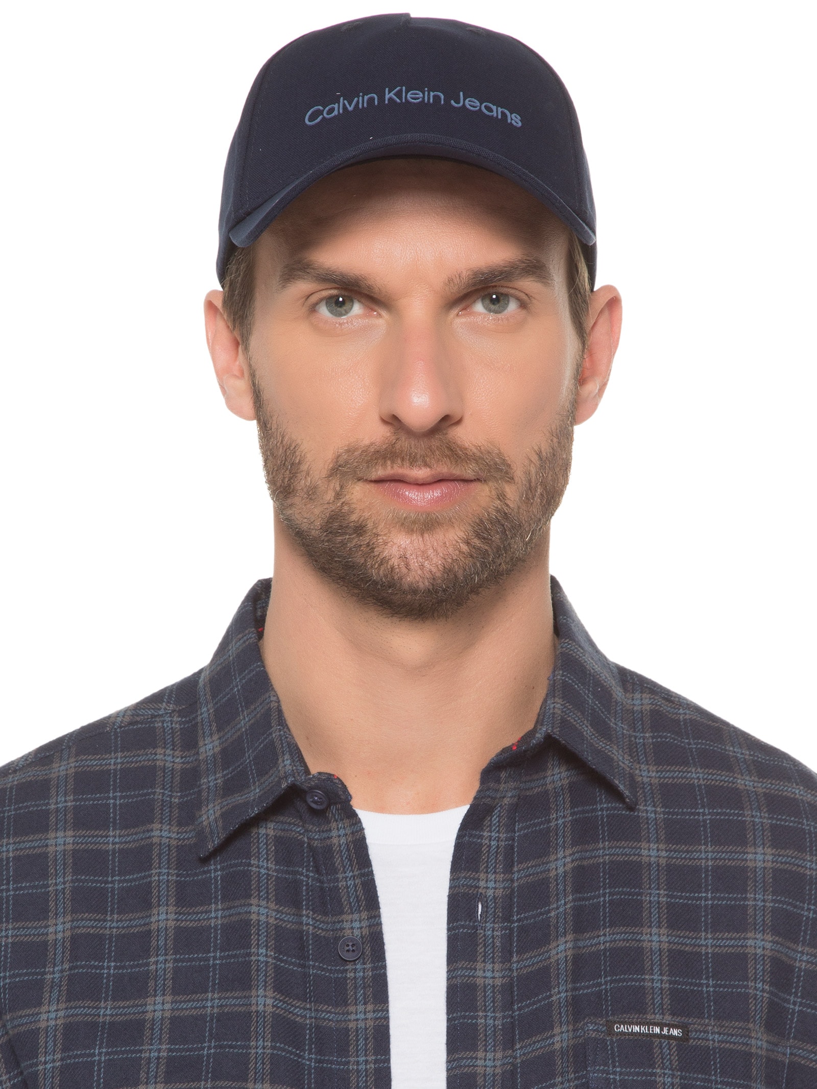 Boné Masculino Aba Curva 5 Gomos Sarja Logo - Azul - Shop2gether Boné Masculino Aba Curva 5 Gomos Sarja Logo - Azul - Shop2gether