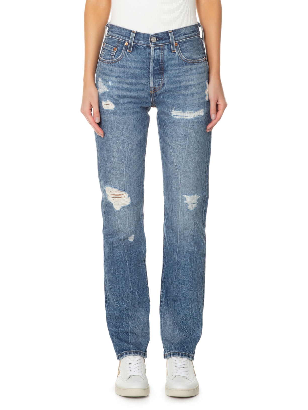 Calça Feminina 501® Jeans For Women - Levi's - Azul