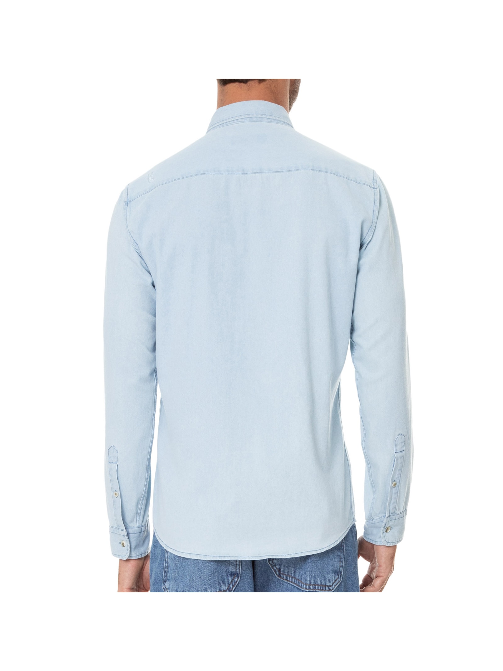 Camisa Masculina Denin - Azul - Shop2gether