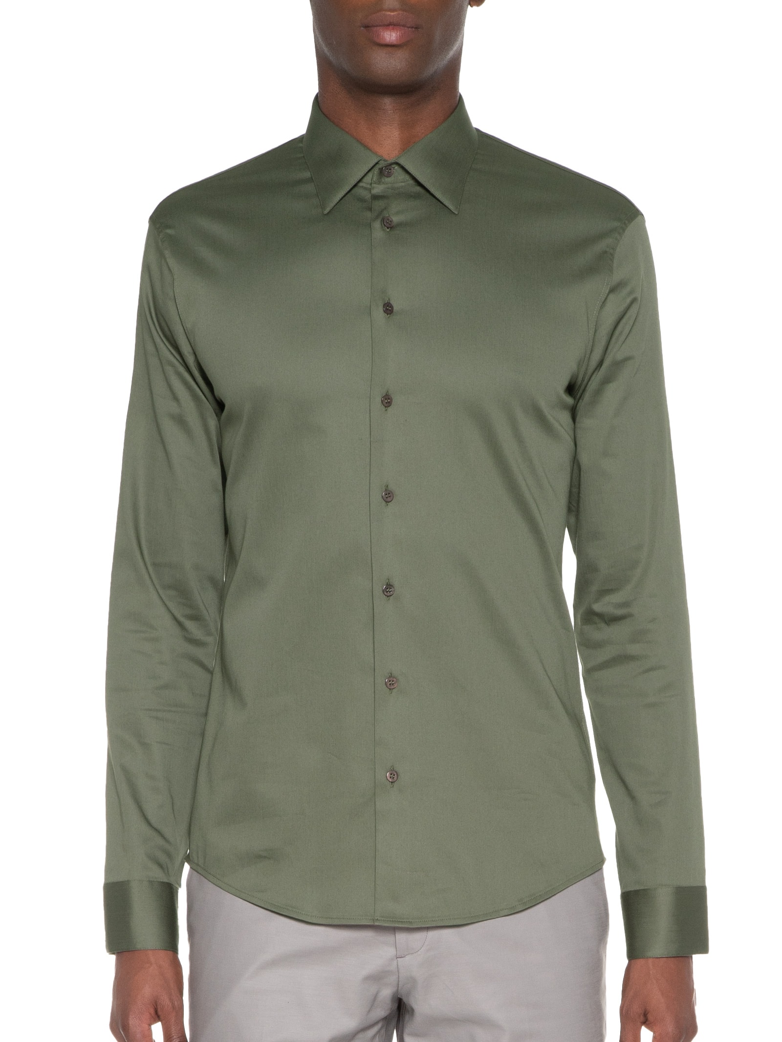 Camisa Masculina Manga Longa Austin - Verde - Shop2gether