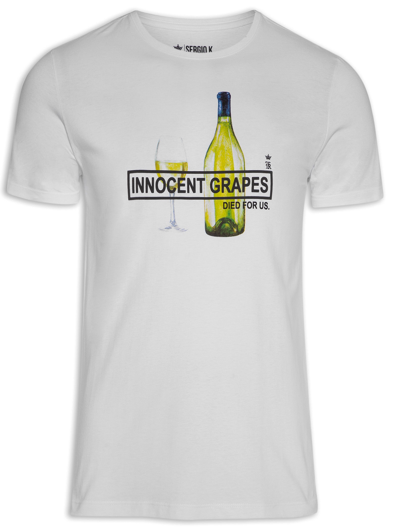 Camiseta Masculina Innocent Grapes - Branco - Shop2gether