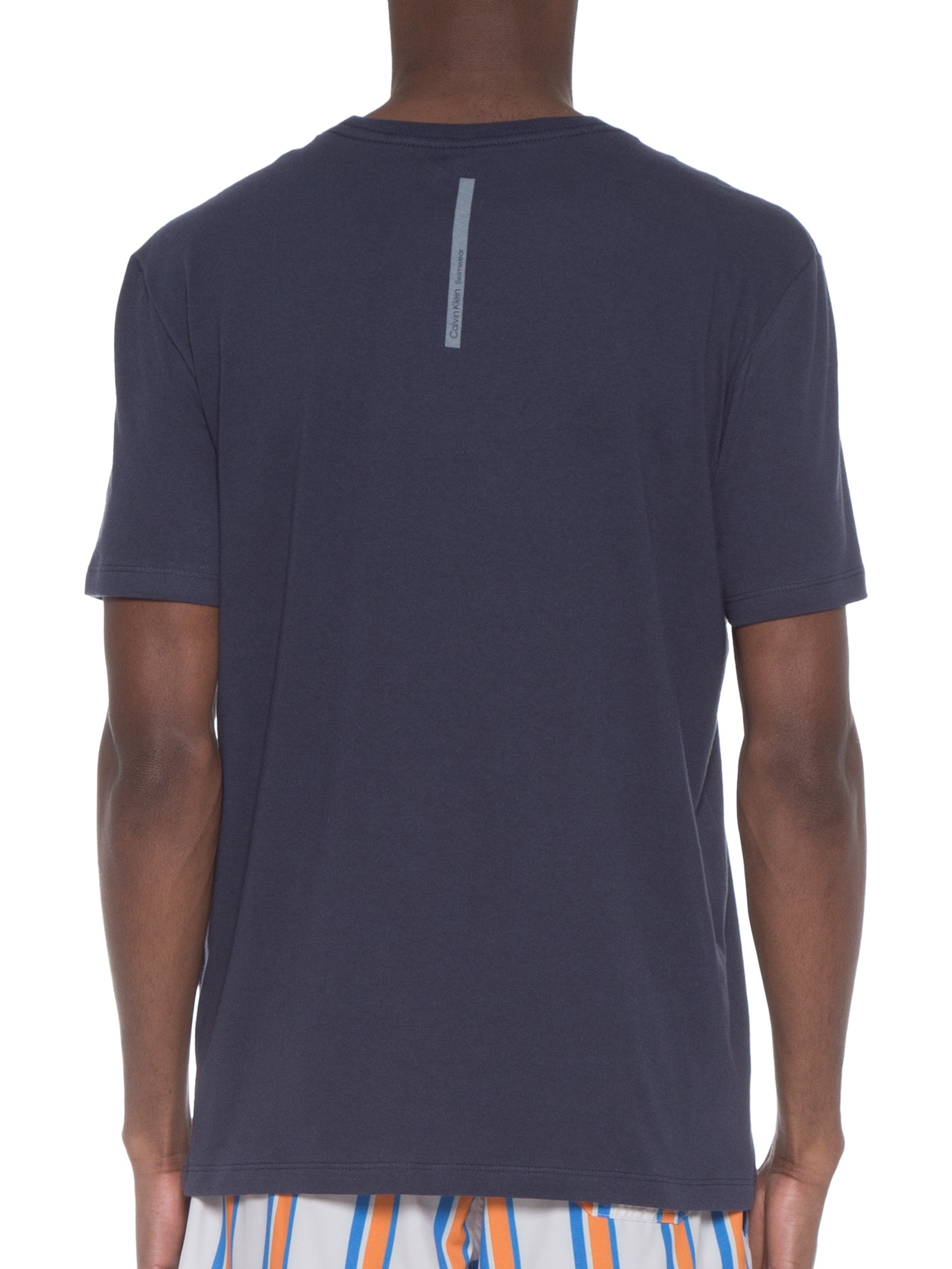 Camiseta Masculina Manga Curta Swimwear Masc Decote V - Azul - Shop2gether