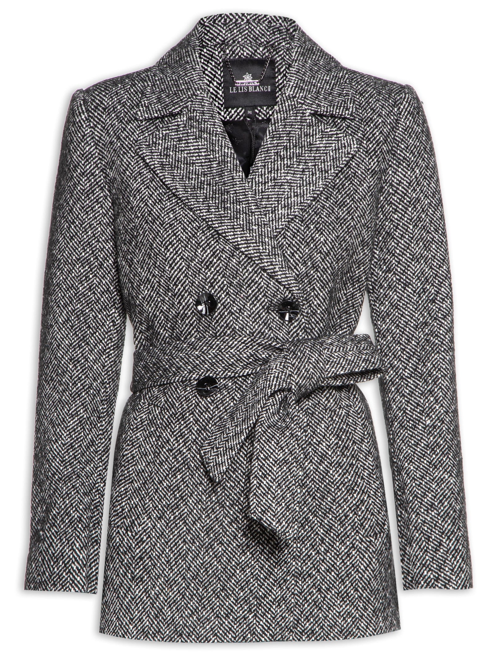 Casaco Feminino Coat Danna - Cinza - Shop2gether