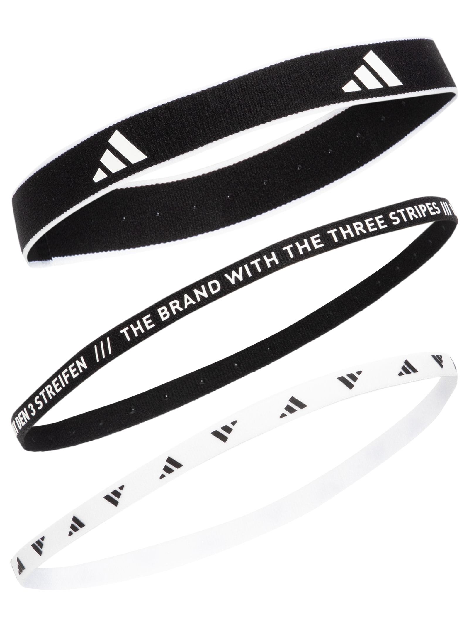 Kit De Faixas Masculinas Cabeça 3 Pares - Preto - Shop2gether