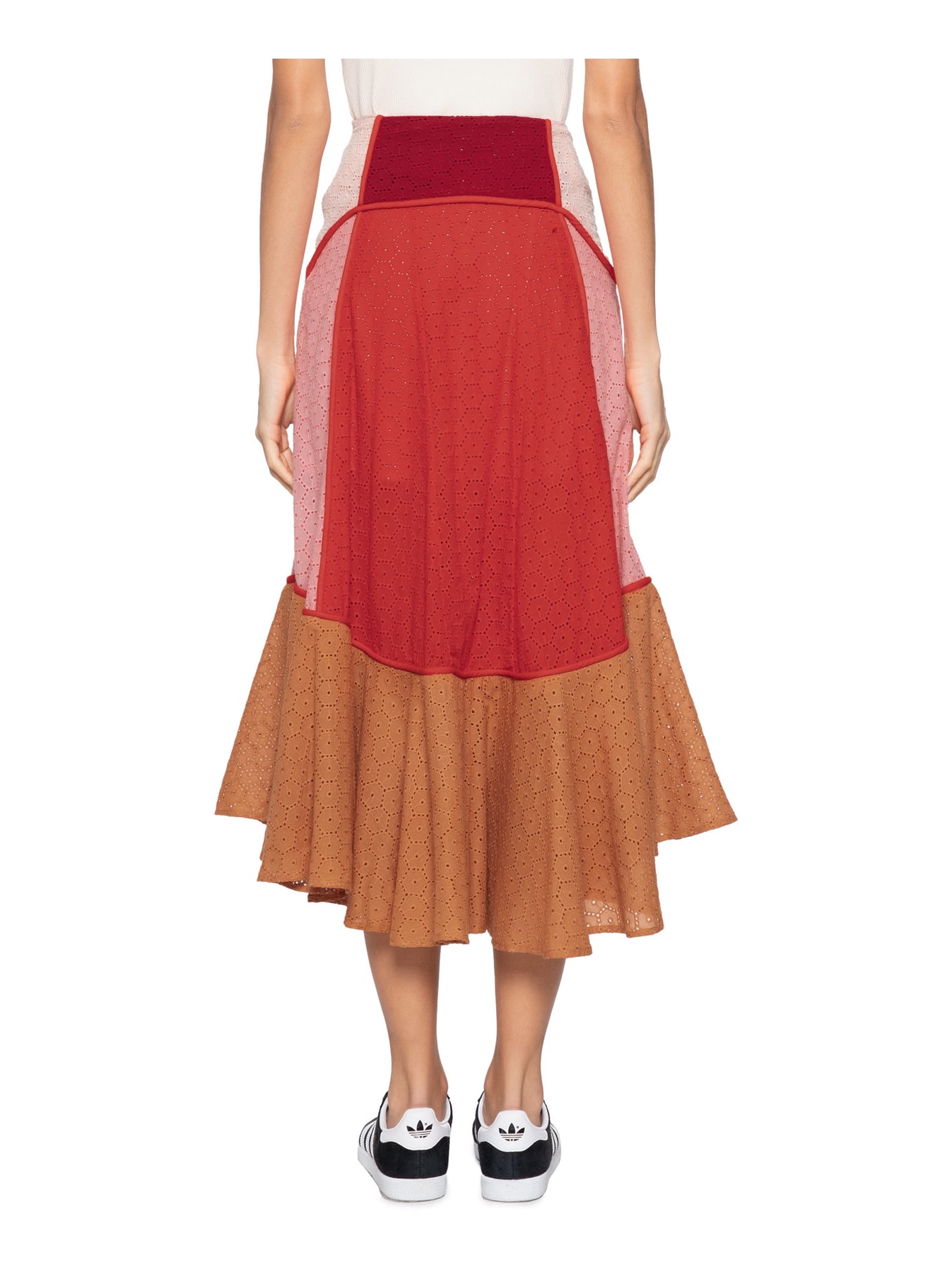 Saia Laise Beleza Boho - Marrom - Shop2gether