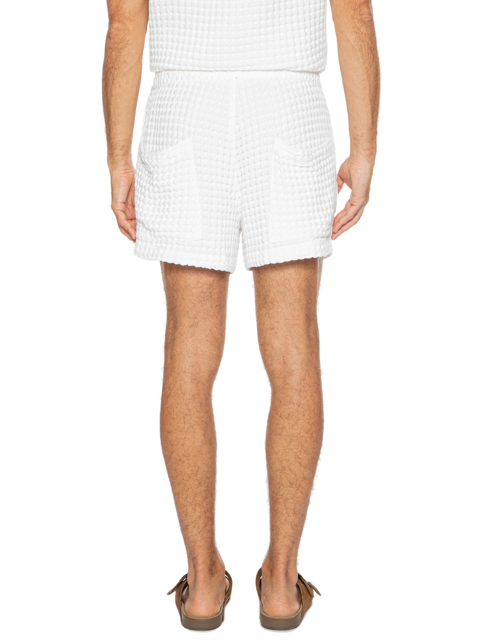 Short Masculino Pj Texture - Branco - Shop2gether