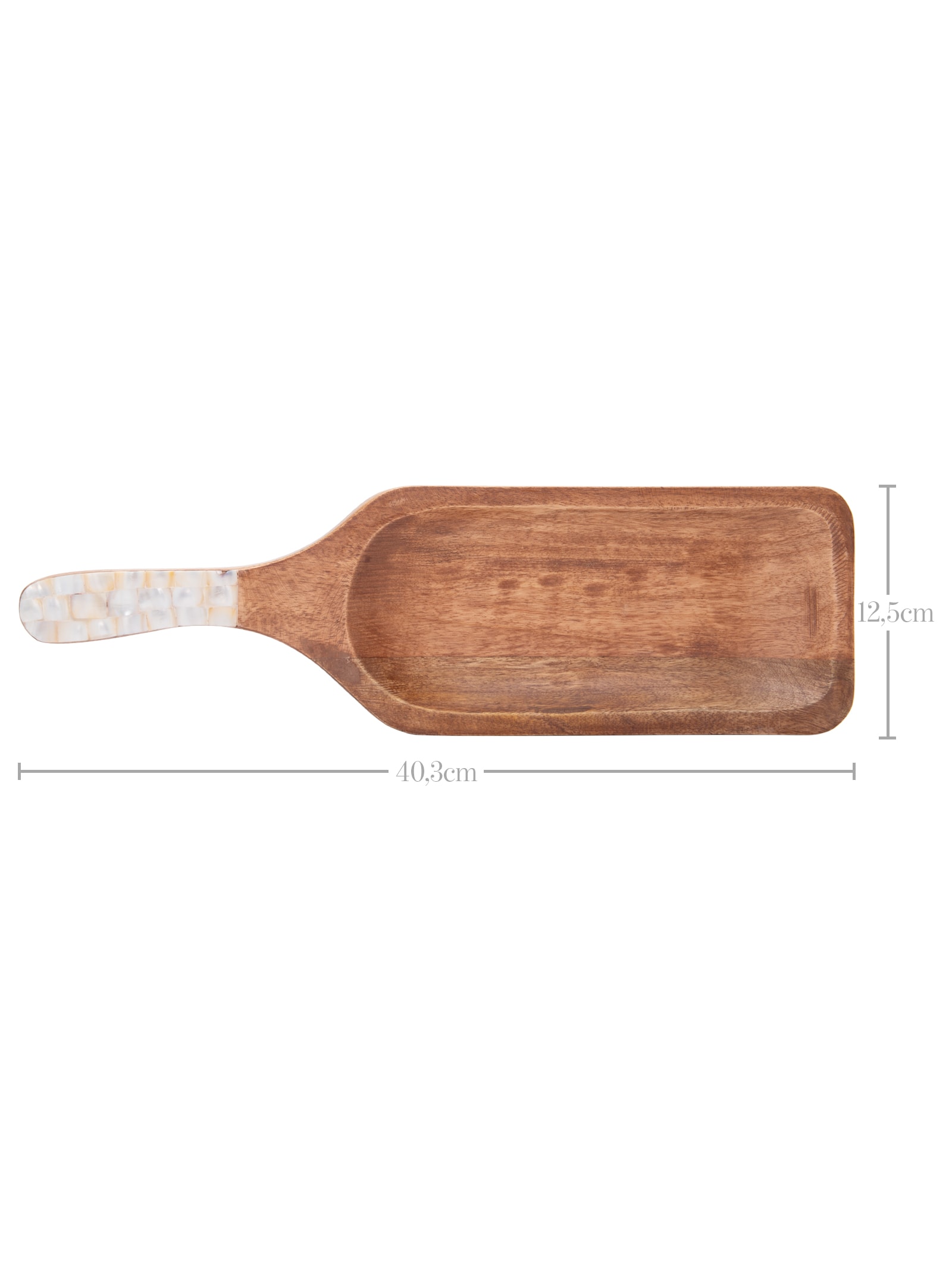 Tábua Em Madeira Mango Natural 1 Peça - Marrom - Shop2gether