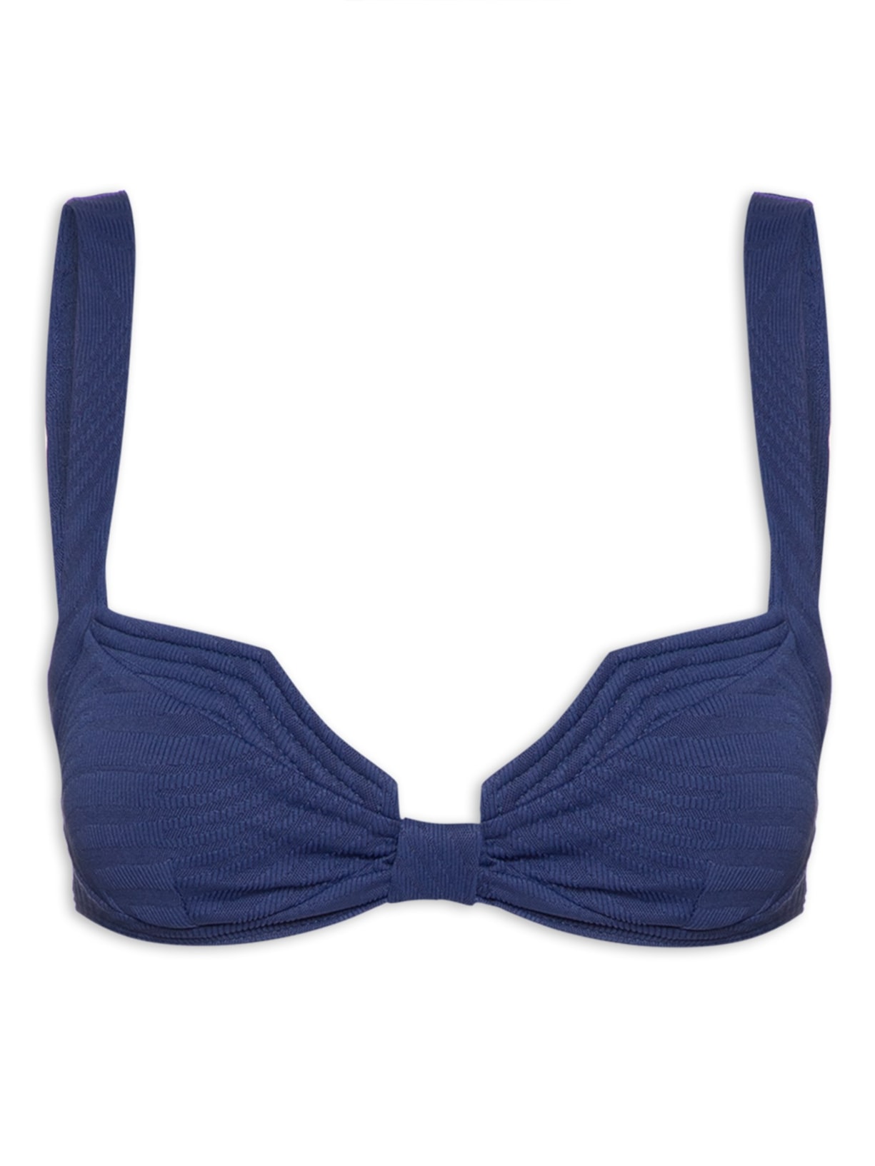 Top Texturizado Jully - August Swim Azul